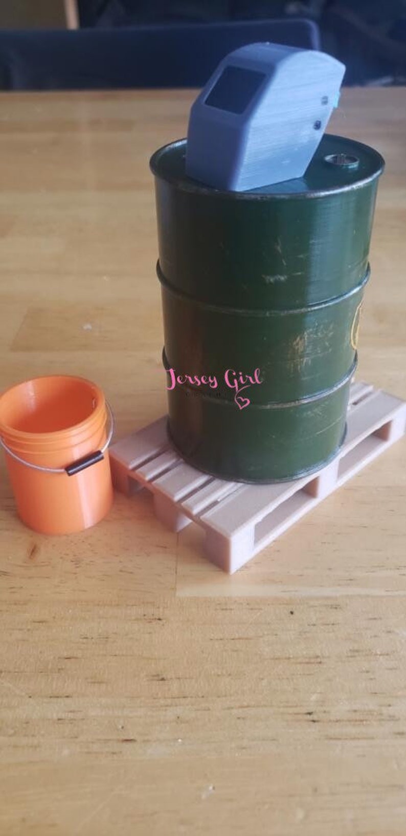 1:10 Scale 50 Gal Oil Drum Tank Rusted Weathered Rc Hobby Boat Plane ...