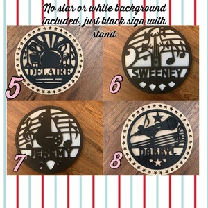 Music Themed Personalized 11” Wooden Sign With Stand Gift Marching Band ...