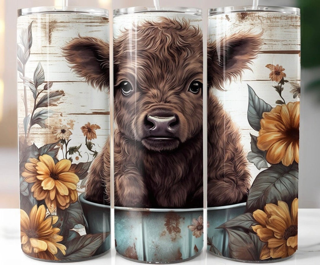 Baby Cow heffer in Planter - Etsy