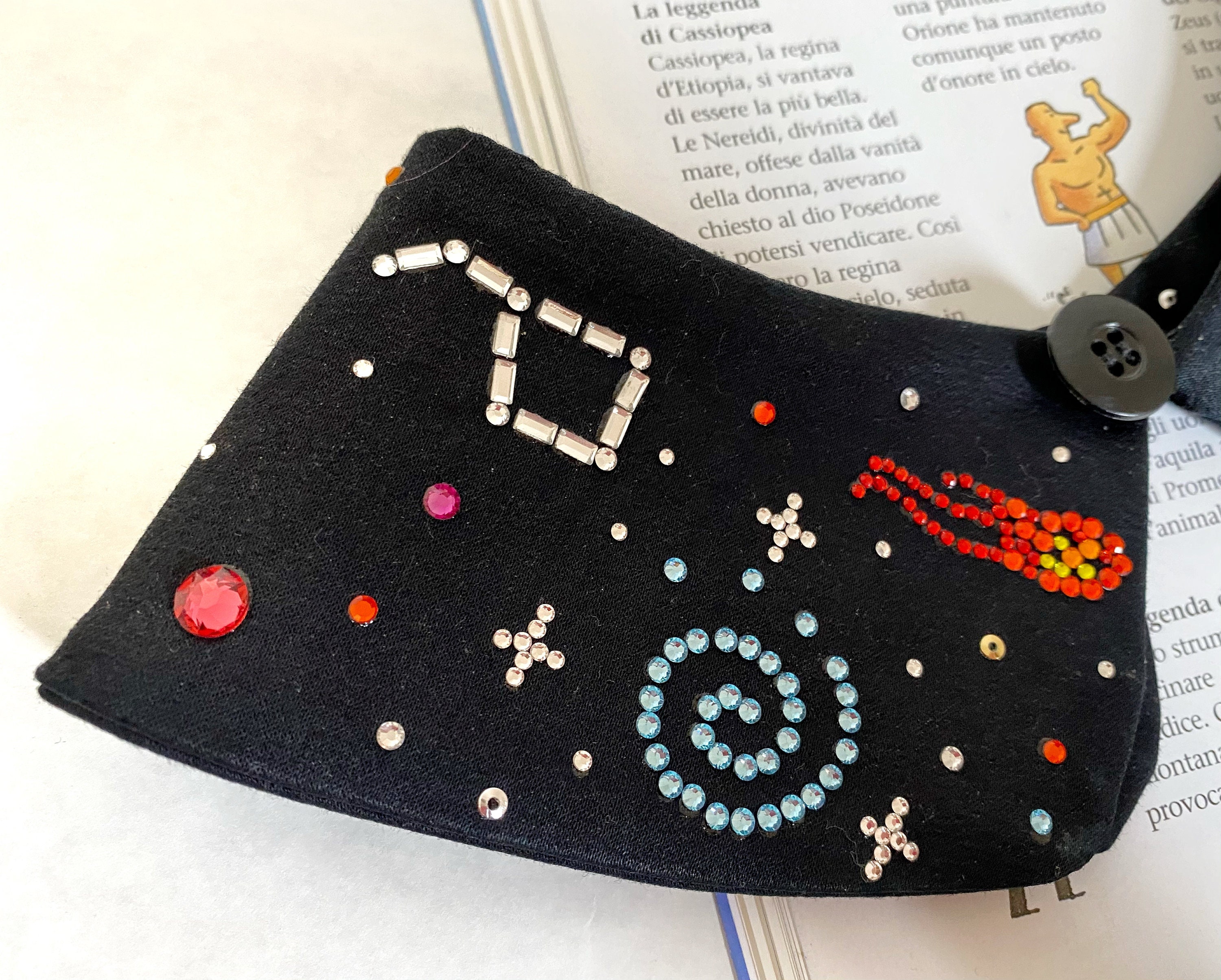 Women's Collar Decorated With Star Galaxies and Planets - Etsy