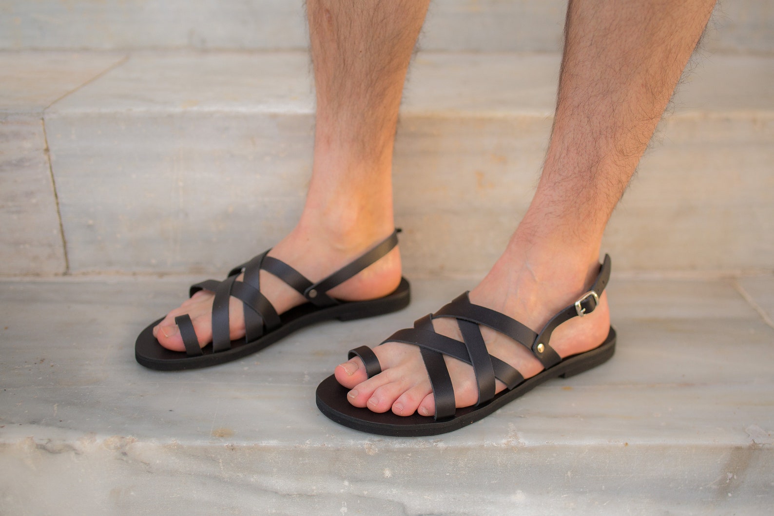 Men Sandals, Greek Men Sandals, Men Leather Sandals, Men Slides ...
