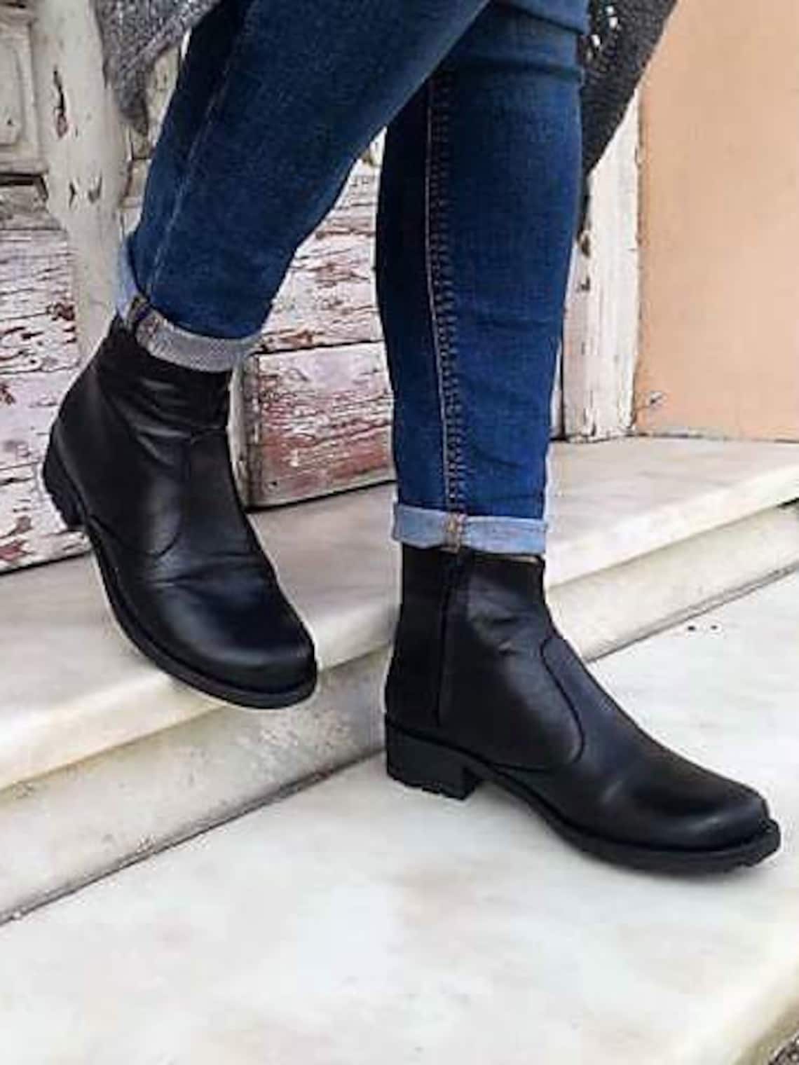 Women Boots Leather Boots for Women Leather Boots Handmade - Etsy