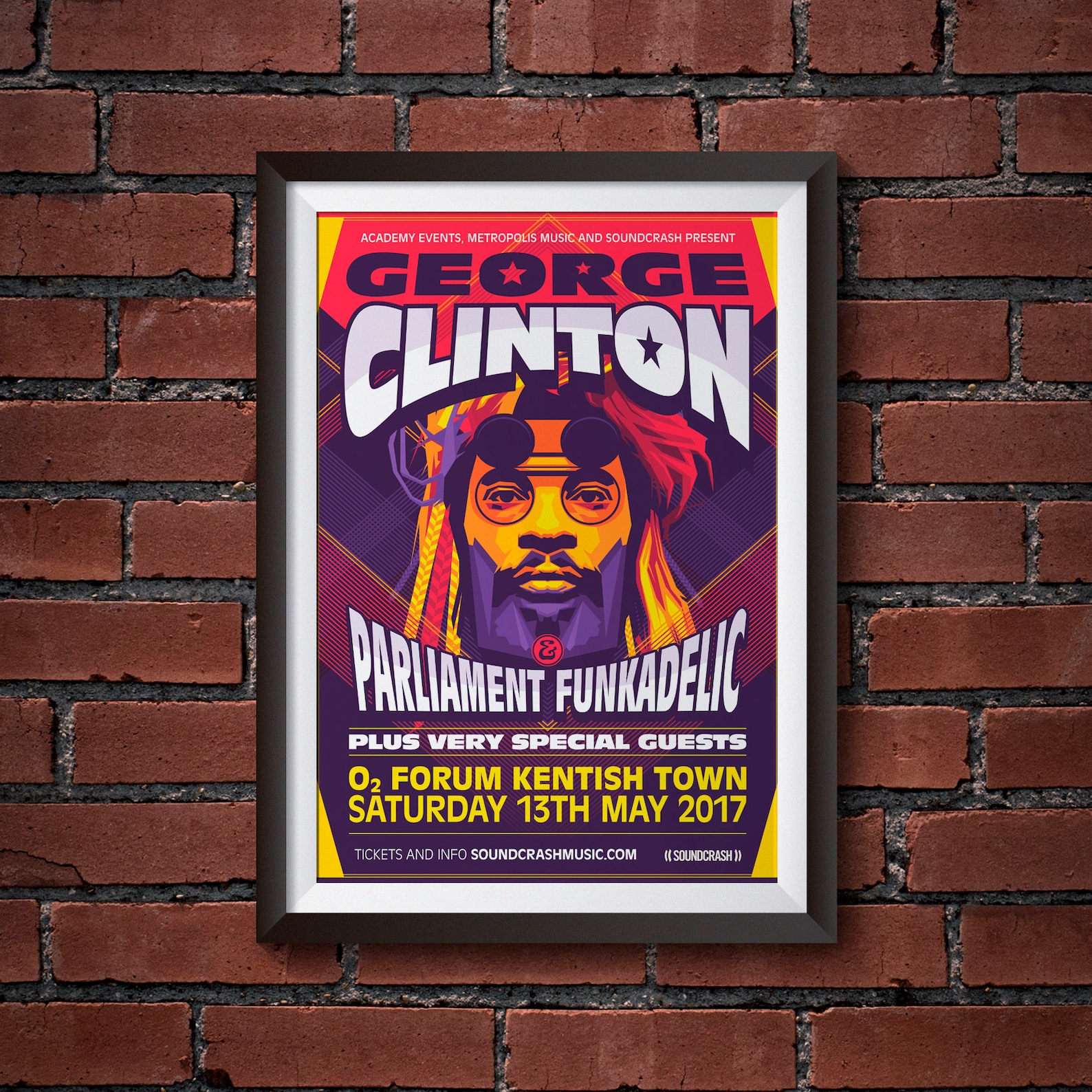 George Clinton Concert Poster - 02 Forum - Etsy