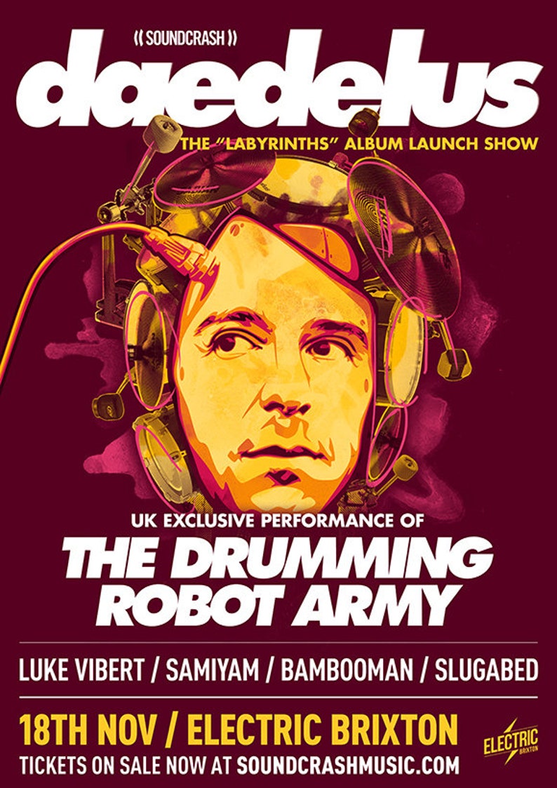 Daedelus Concert Poster - Etsy