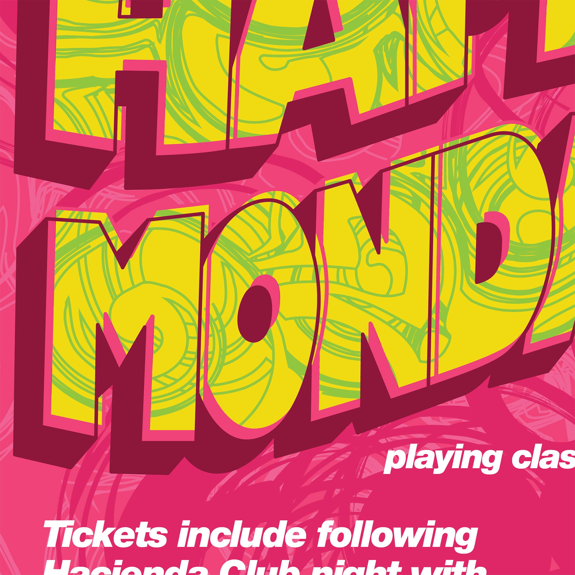 Happy Mondays Concert Poster - Etsy
