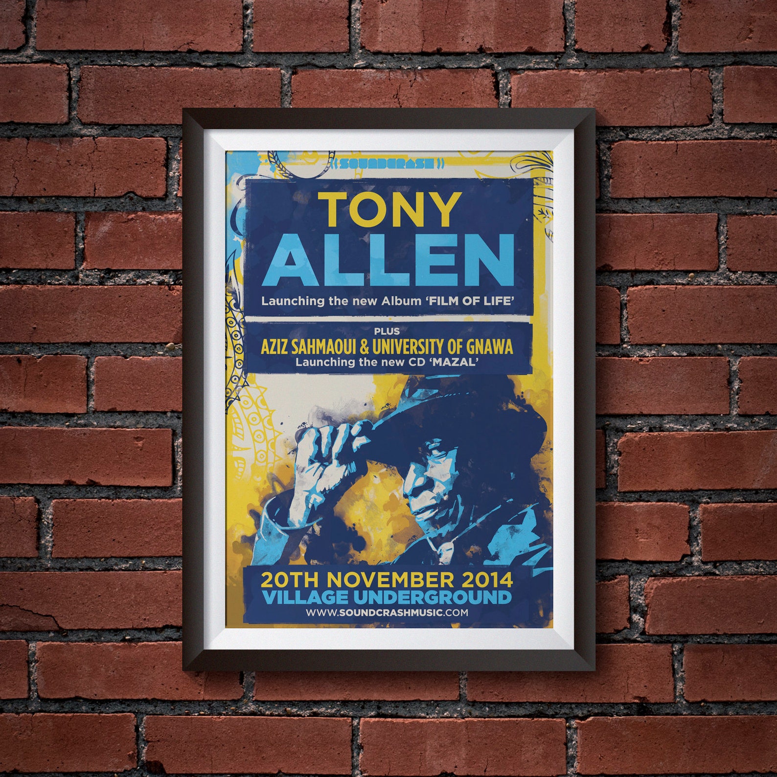 Tony Allen Concert Poster - Etsy