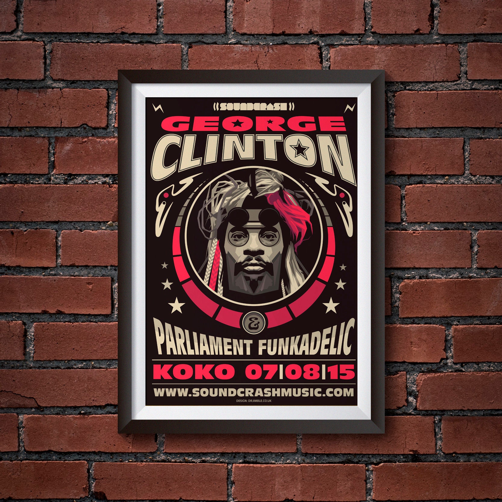 George Clinton Concert Poster Koko - Etsy UK