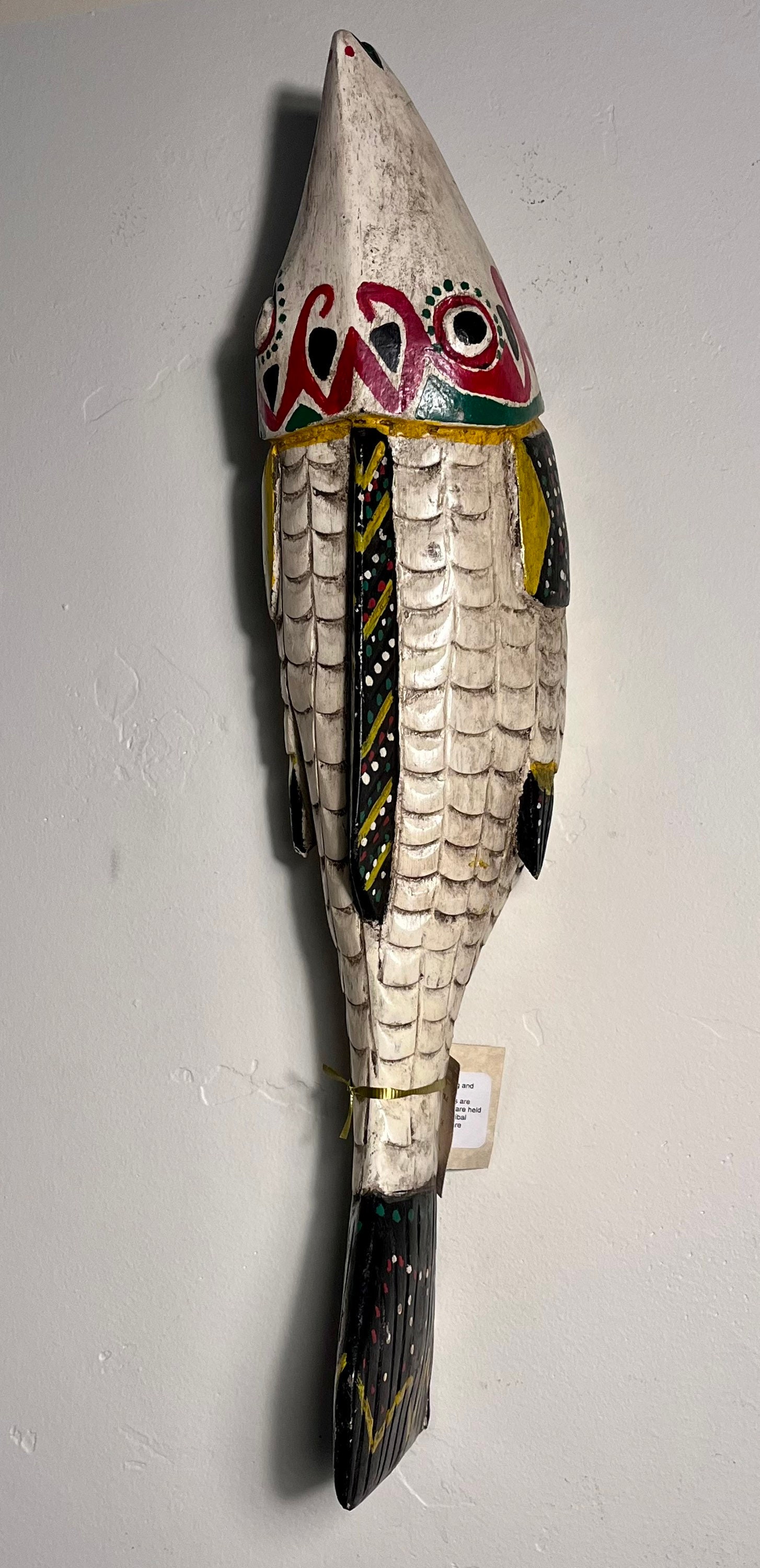 Vintage Hand Painted Bozo Fish Puppet Mali Africa - Etsy