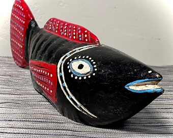 Vintage Hand Painted Bozo Fish Puppet, Mali Africa - Etsy