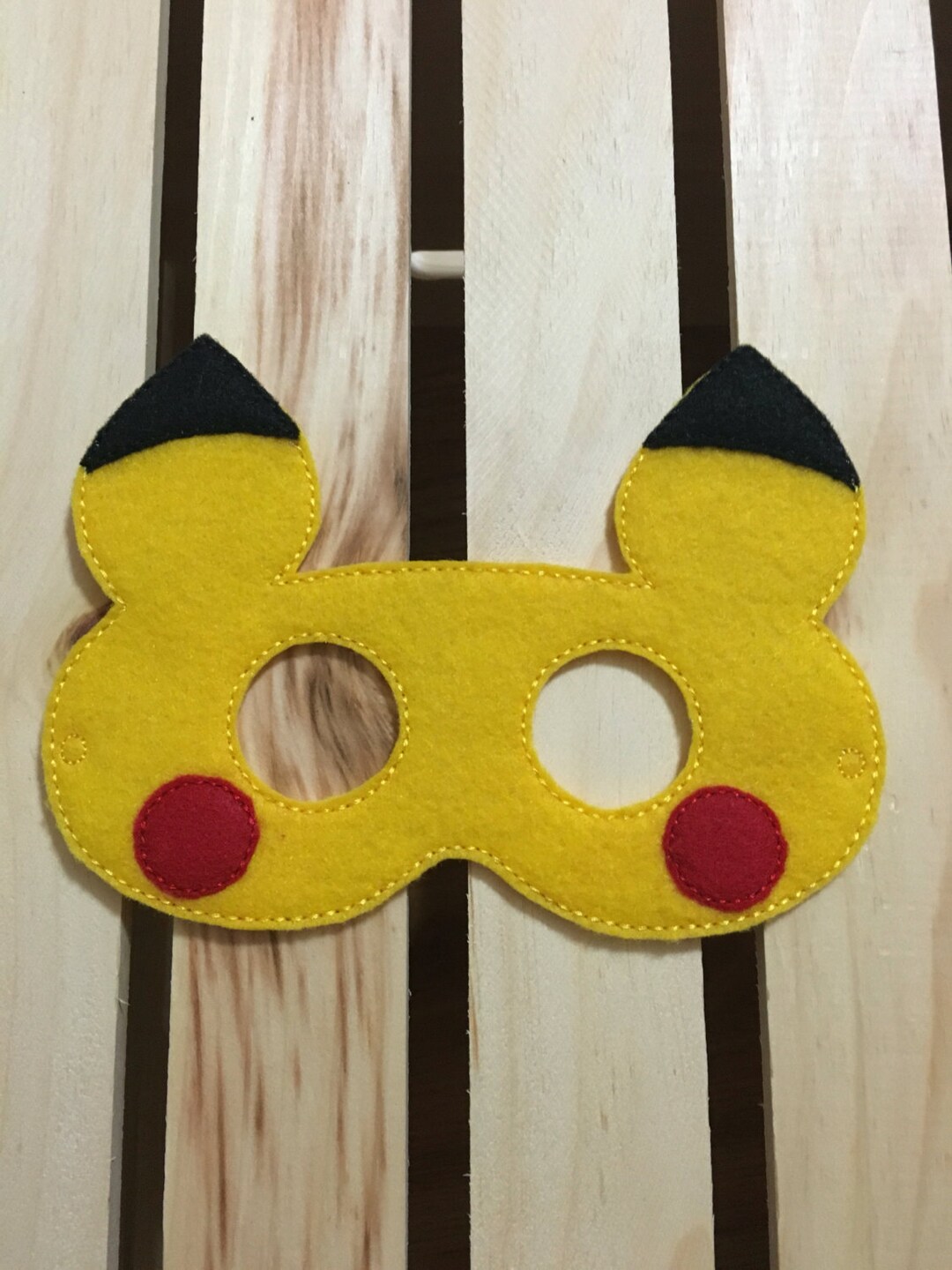 Pikachu Pokemon Felt Mask - Etsy