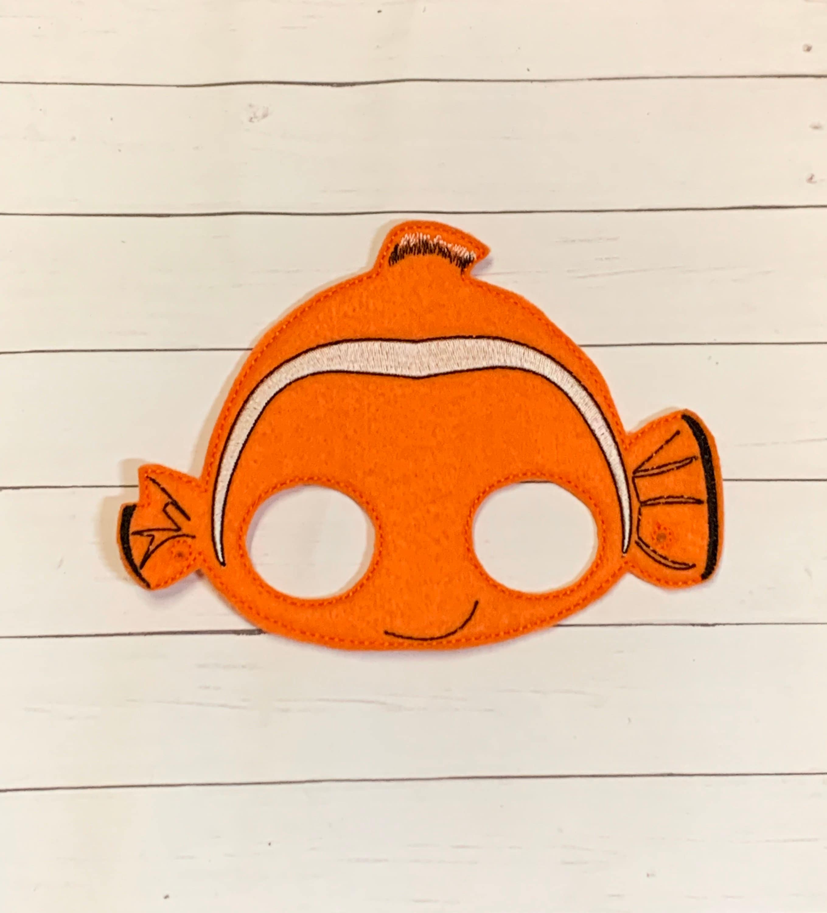 Little Orange Fish Mask - Etsy
