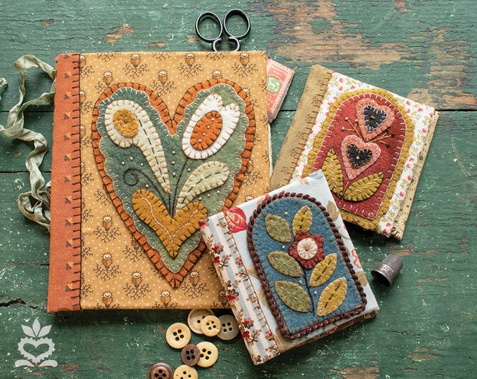 NEW Needle Book Set Pattern by Rebekah L. Smith Wool Applique - Etsy