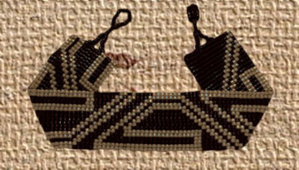 Tohono O'odham Basket Bracelet Pattern - Etsy