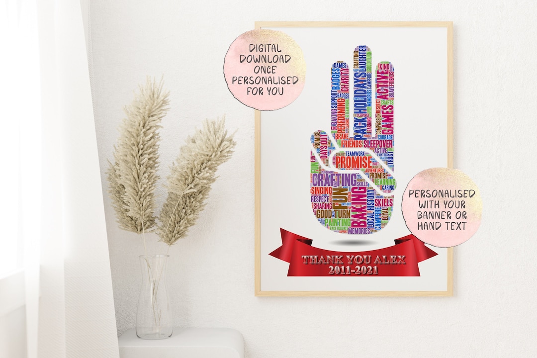 Brownie Leader Gift, Girl Guides, Scouts, Rainbows, Cubs, Beavers ...