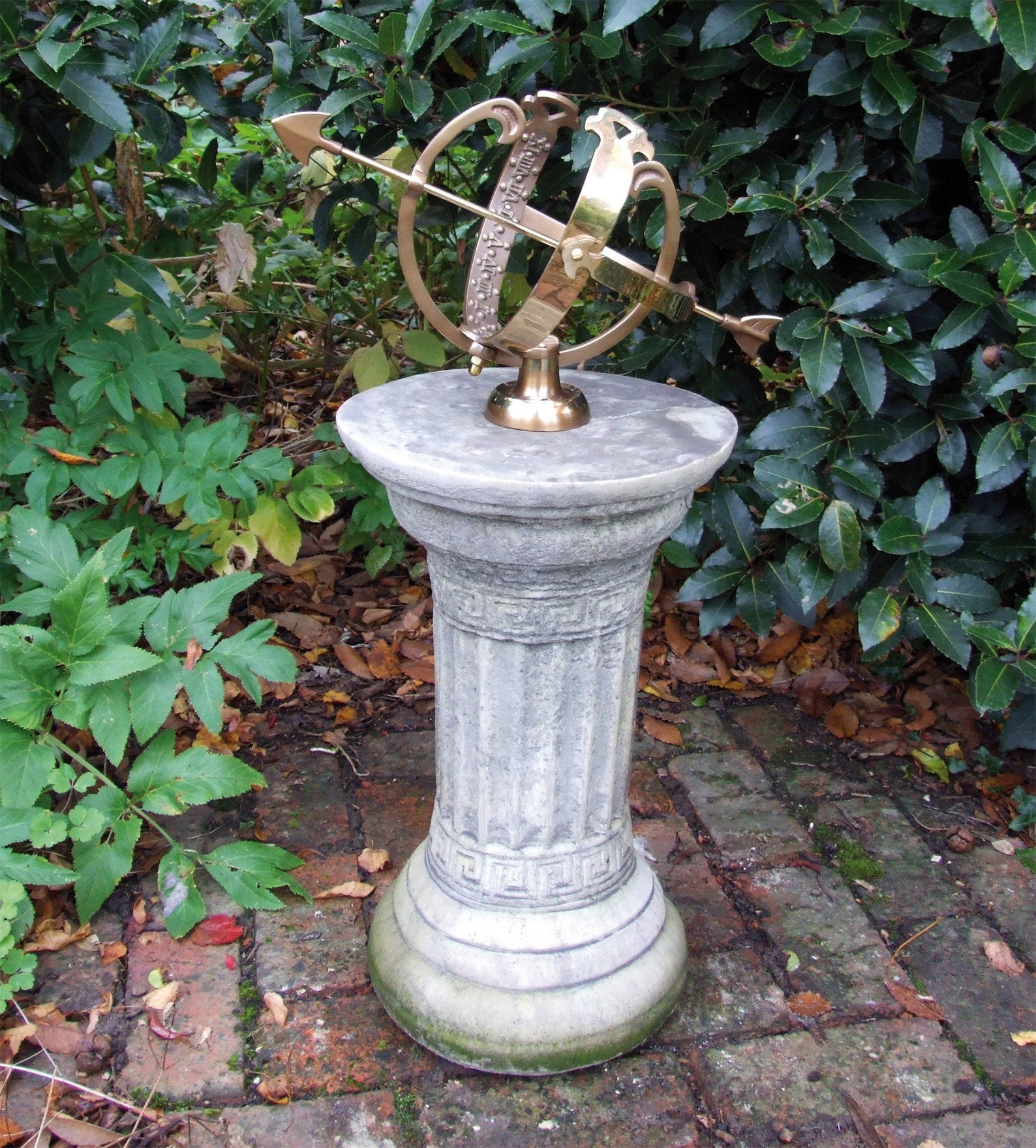 Classical Armillary Stone Garden Sundial - Etsy UK