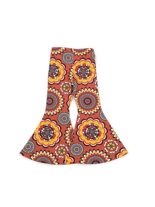 Flower Power Bell Bottoms Organic Cotton 18 Months to 14 | Etsy