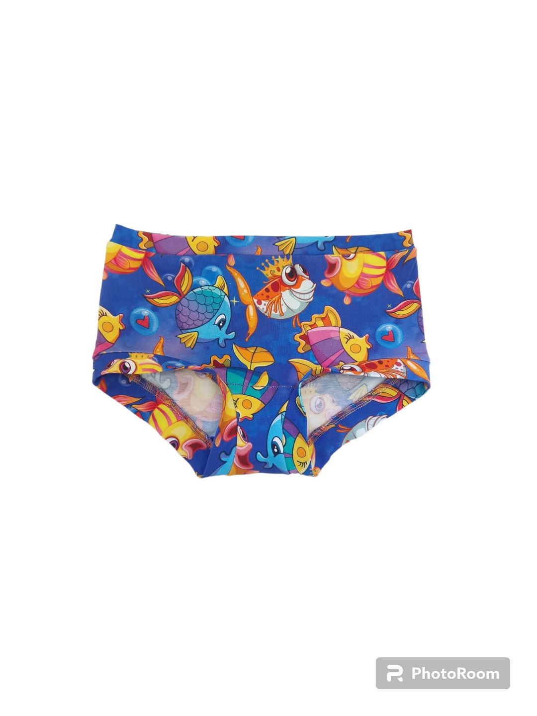 Organic Cotton Kids Underwear, Funny Fish Pants, Boy Leg Organic Undies ...