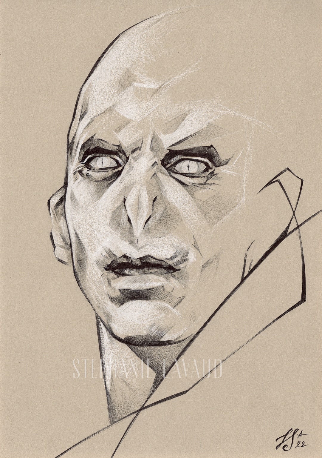 Voldemort, Original Drawing / Original Art - Etsy UK