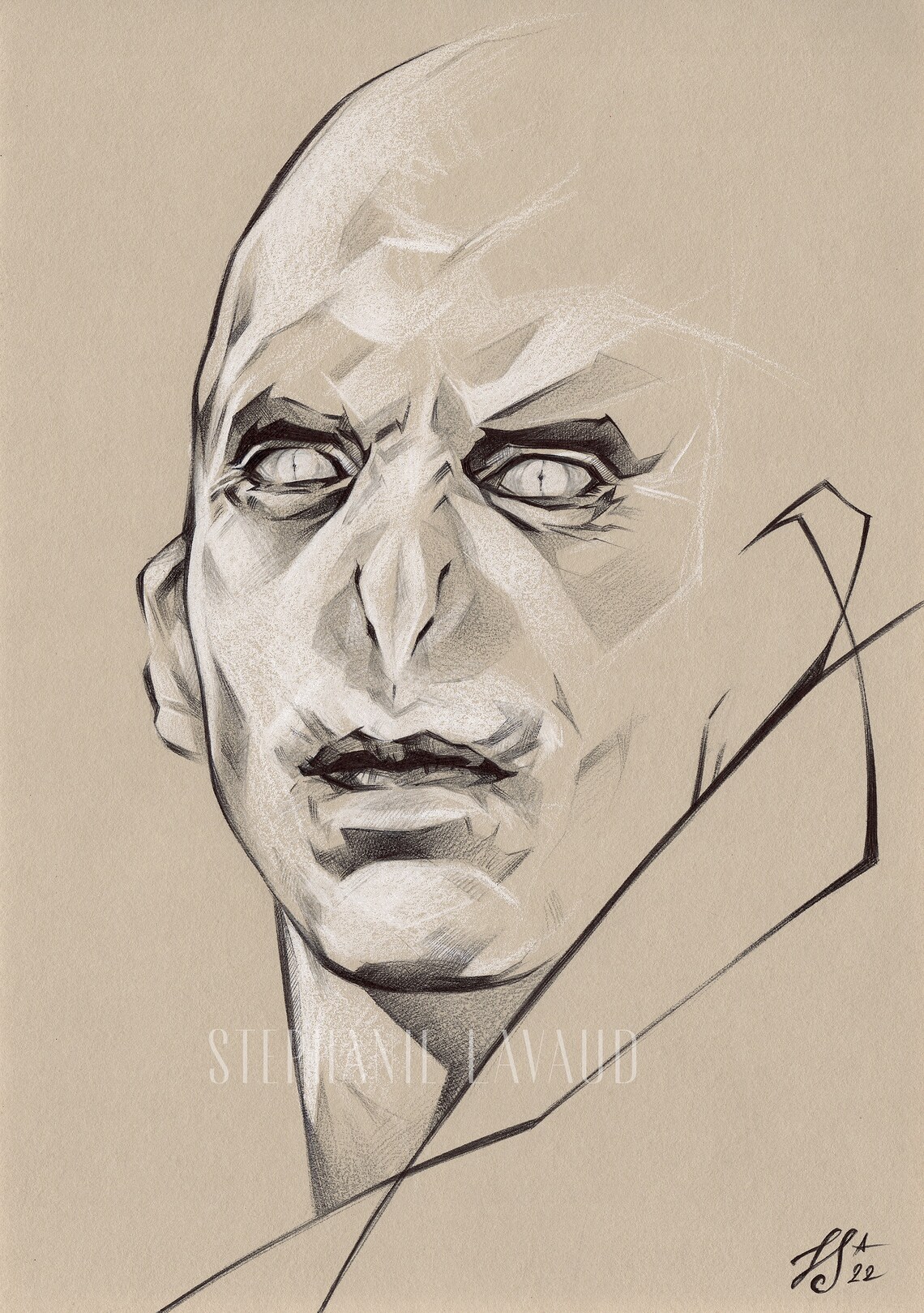 Voldemort, Original Drawing / Original Art - Etsy UK