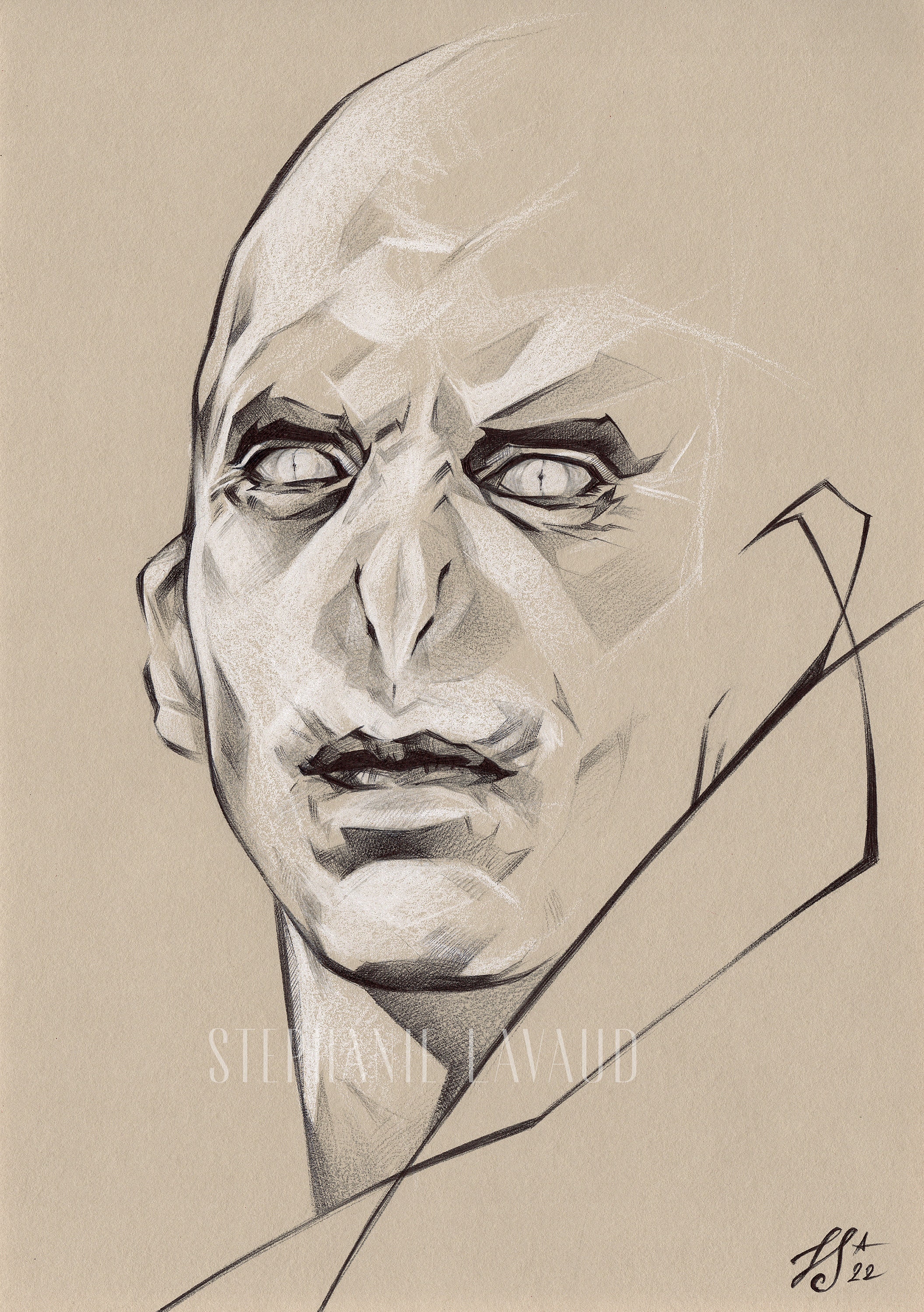Voldemort, Original Drawing / Original Art - Etsy