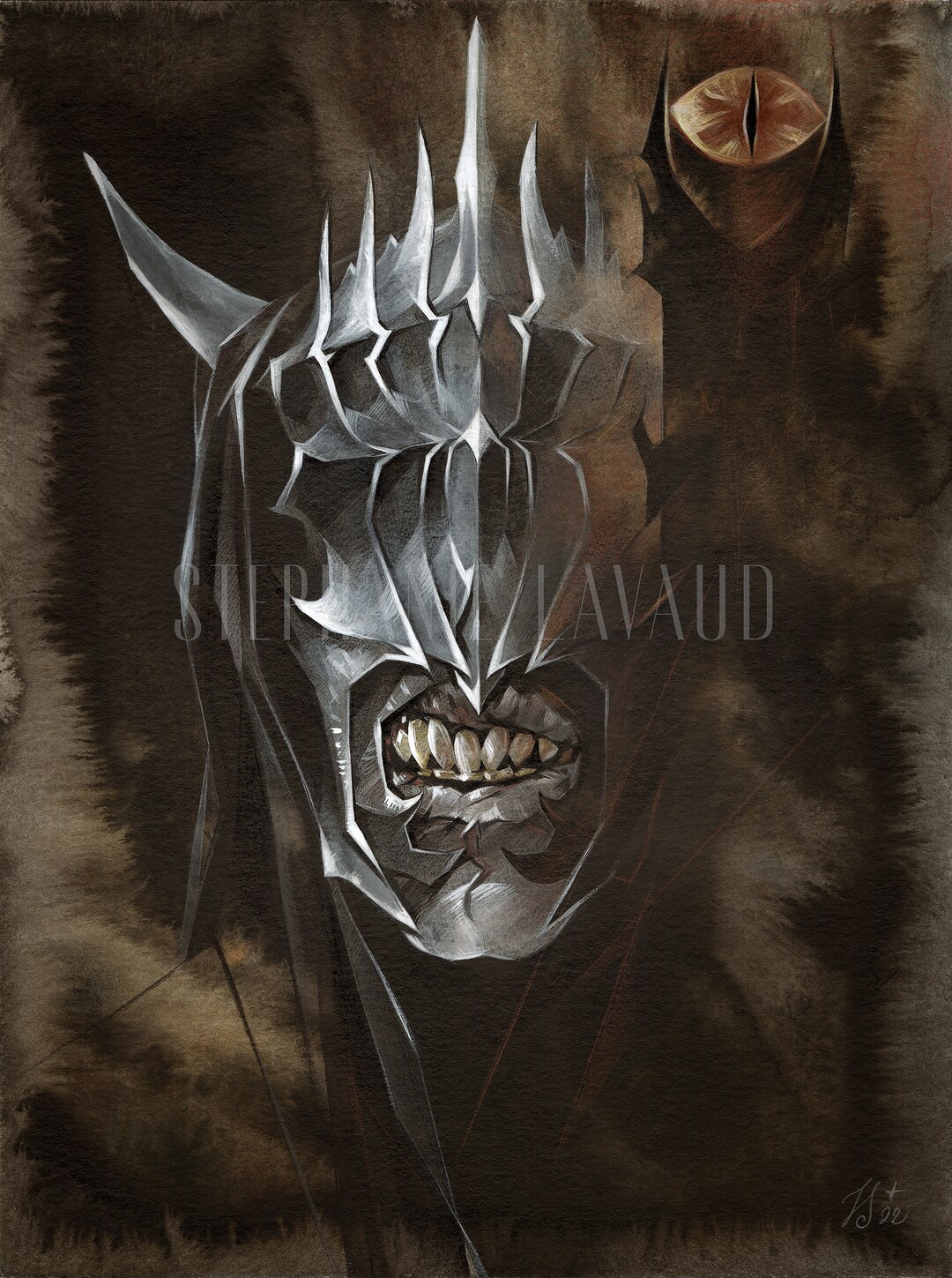 Sauron, Original Drawing / Original Art - Etsy