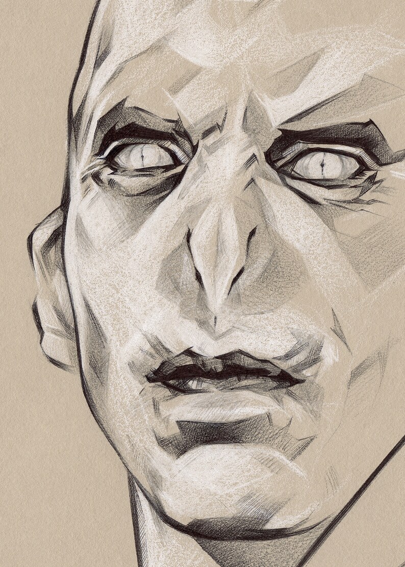 Voldemort, Original Drawing / Original Art - Etsy UK
