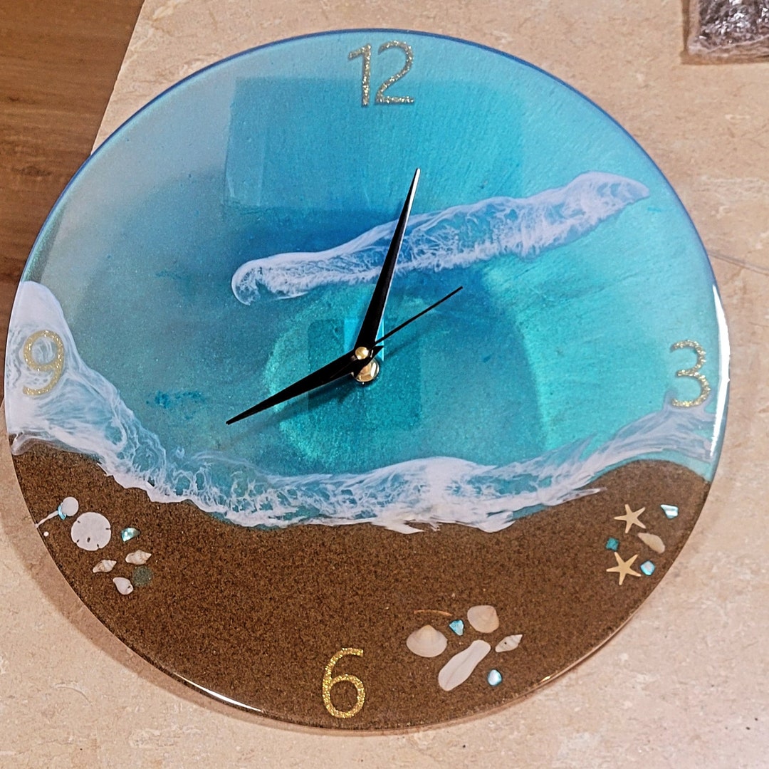 Ocean Waves Clock. - Etsy