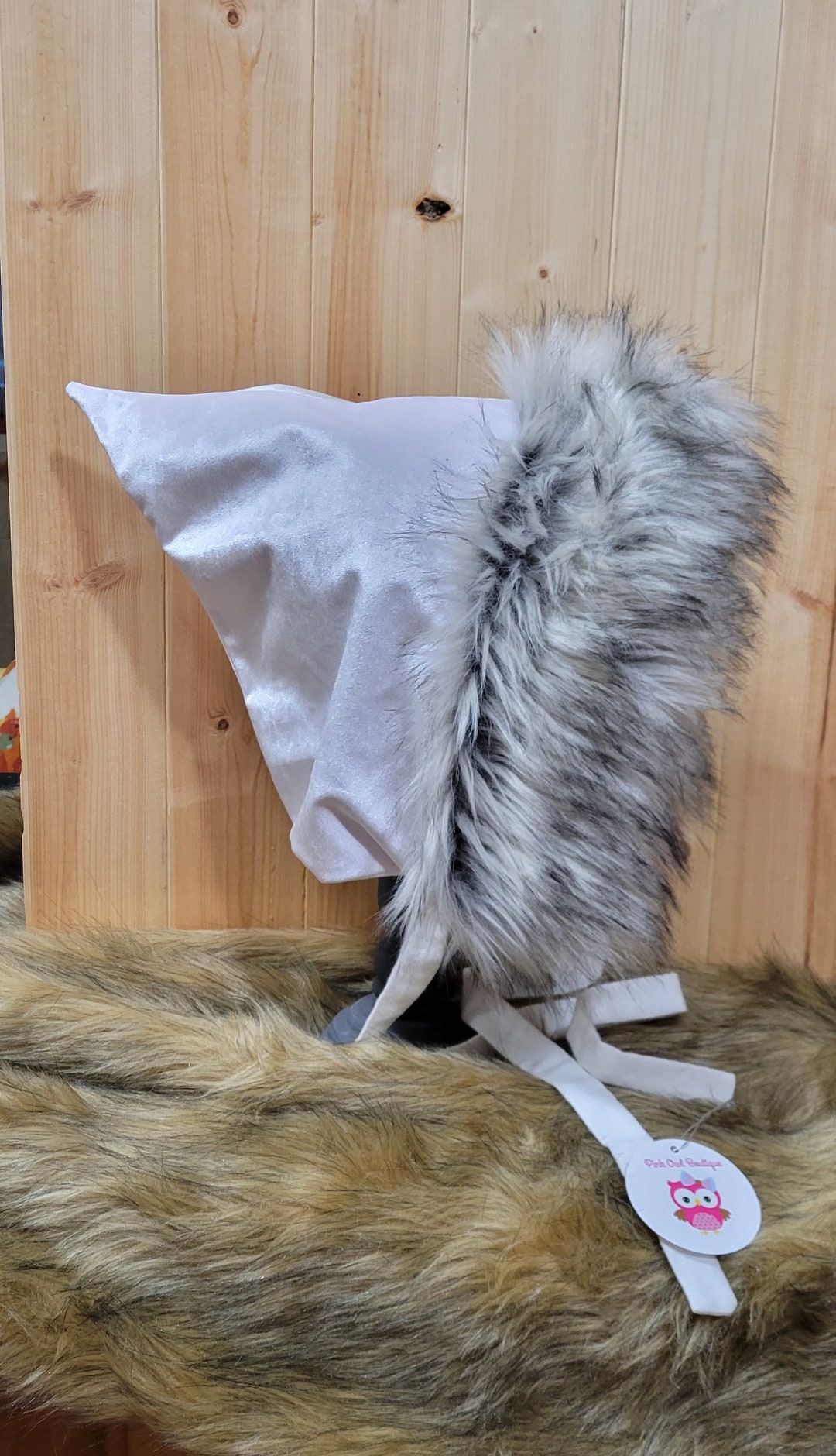 Pixie Pea Hat With Faux Fur Embellishment - Etsy