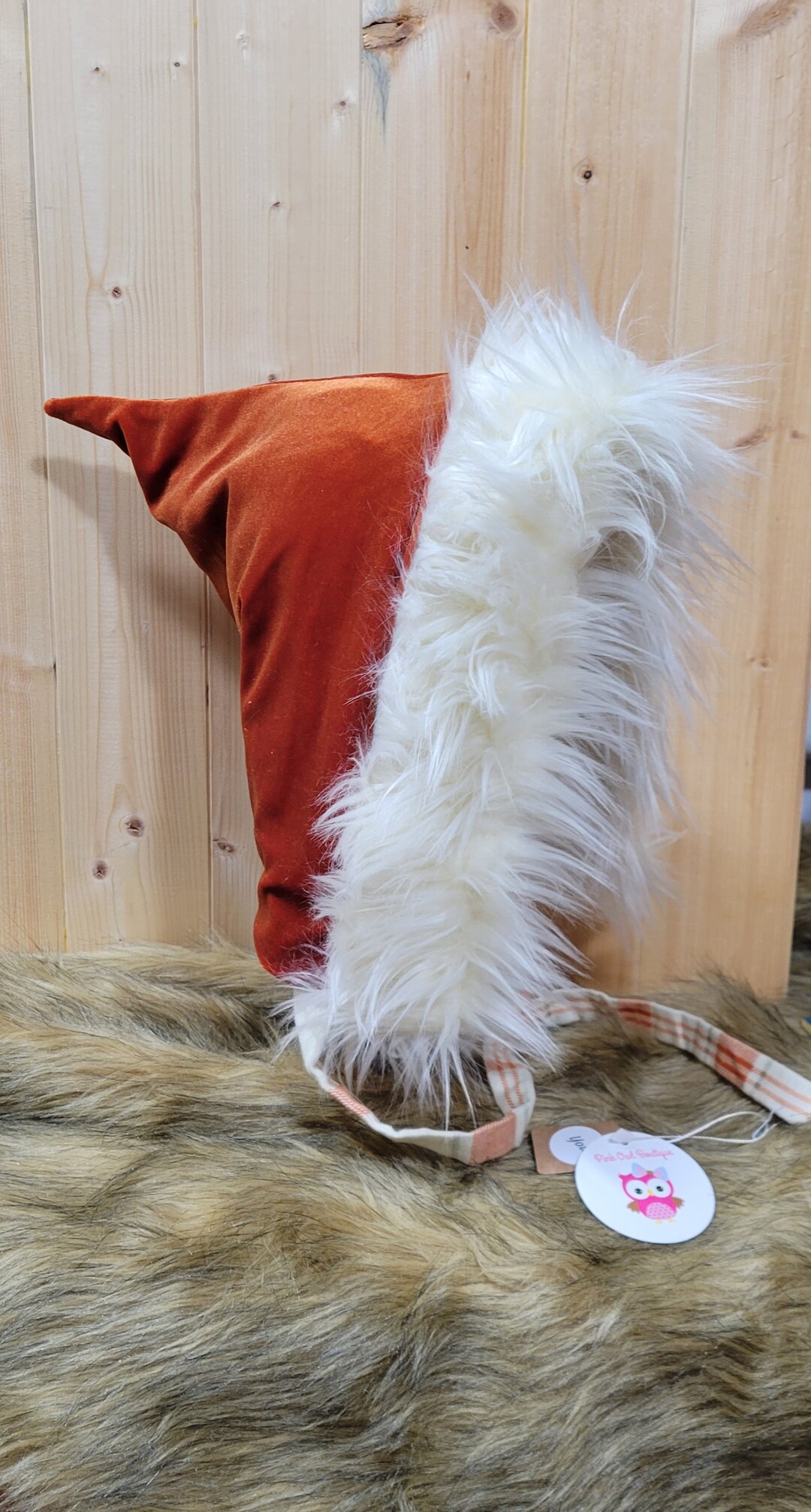 Pixie Pea Hat With Faux Fur Embellishment - Etsy