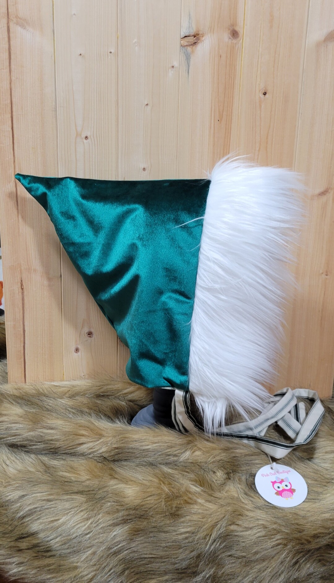 Pixie Pea Hat With Faux Fur Embellishment - Etsy