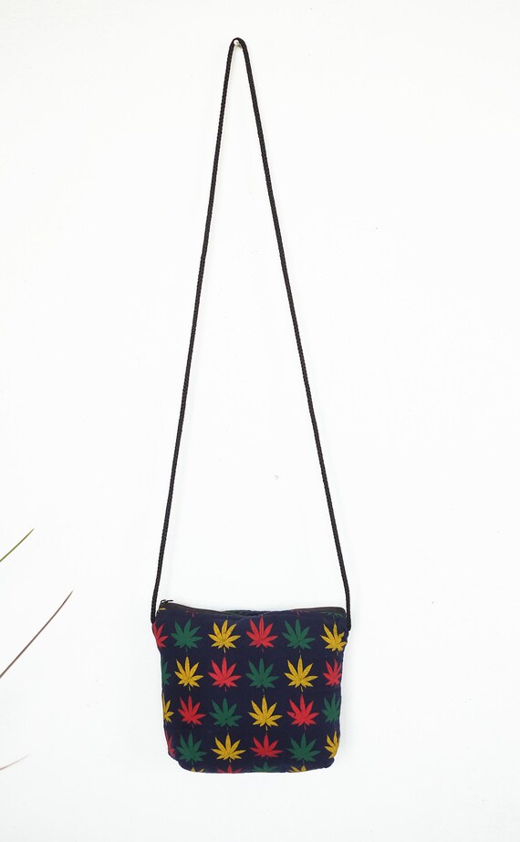 Weed Leaf Pattern Marijuana Cannabis Shoulder Bag Purse Hippie | Etsy