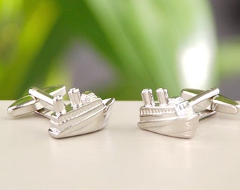 Ship Cufflinks | Etsy