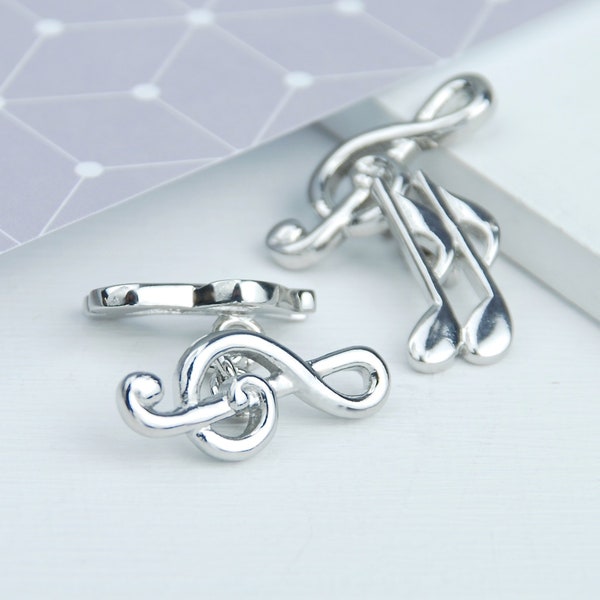 Music Note Cufflinks - Etsy
