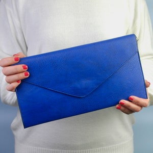 Monogram Clutch Bag Personalised Envelope Clutch Purse Pu - Etsy UK