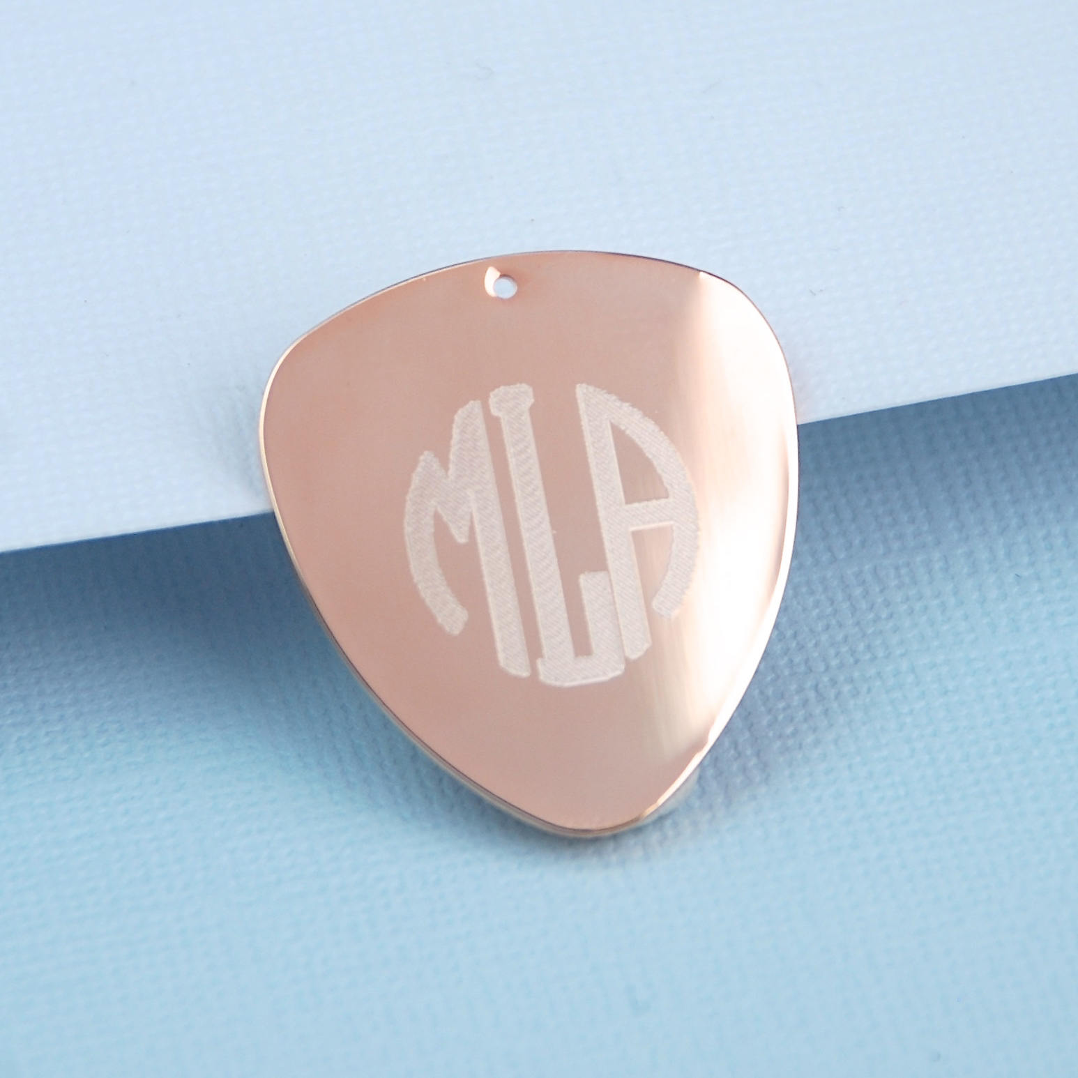 Custom Engraved Monogram Guitar Plectrum Monogram Plectrum | Etsy