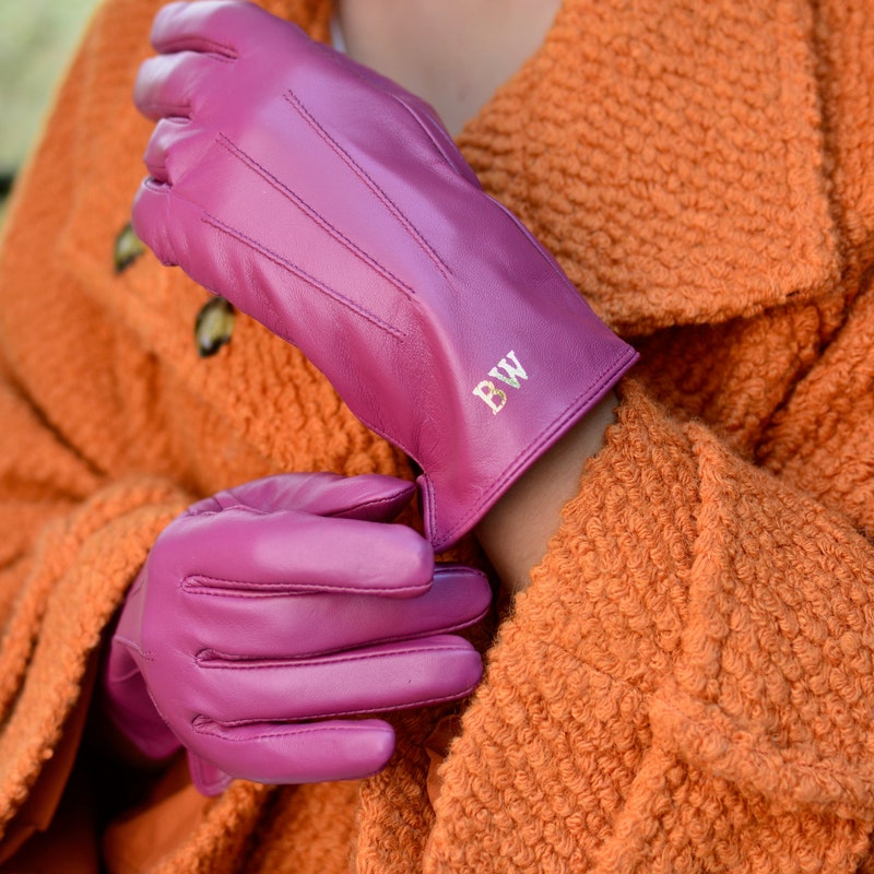 Hot Pink Winter Gloves - Etsy