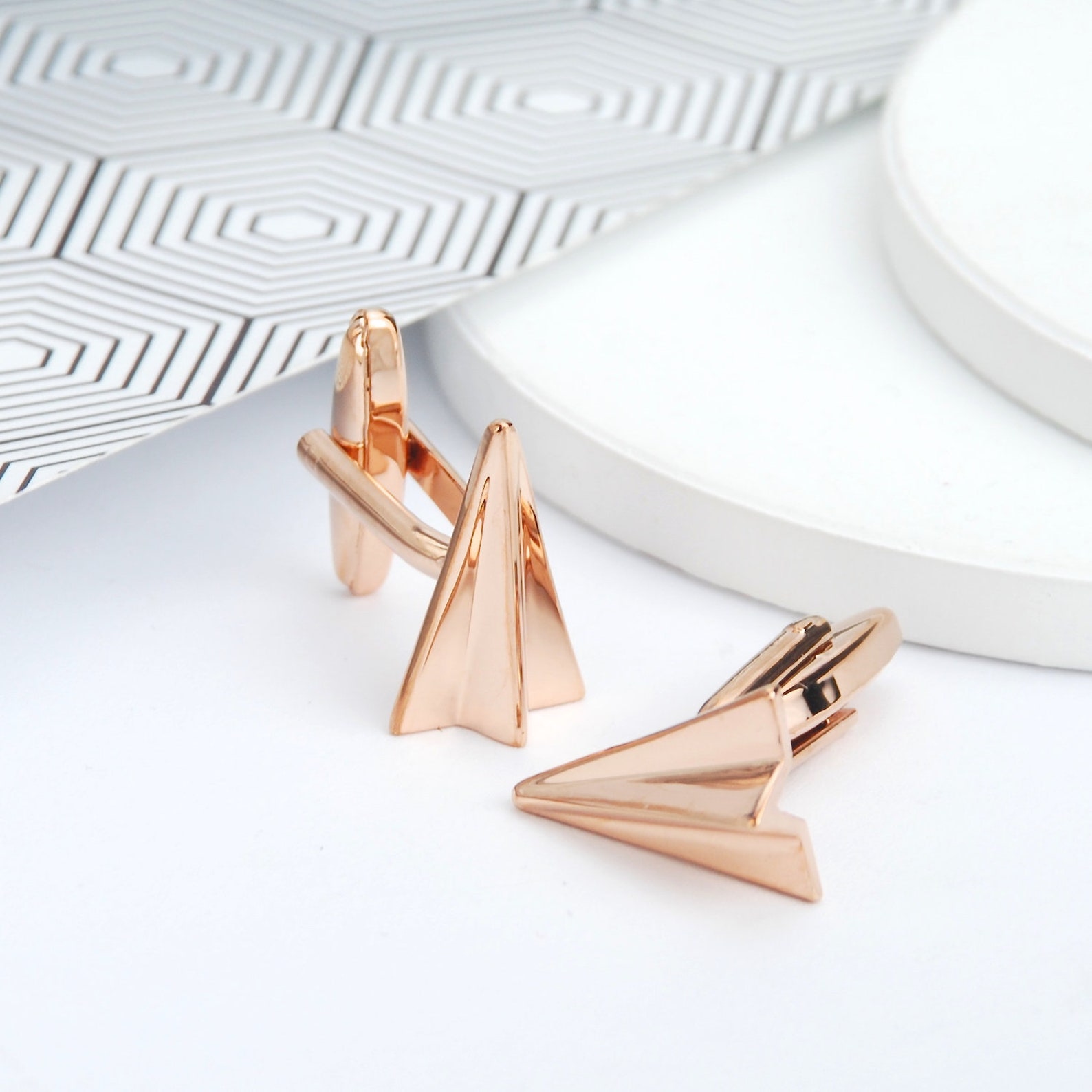 Personalised Boxed Paper Plane Cufflinks, First Anniversary Gift, Paper ...