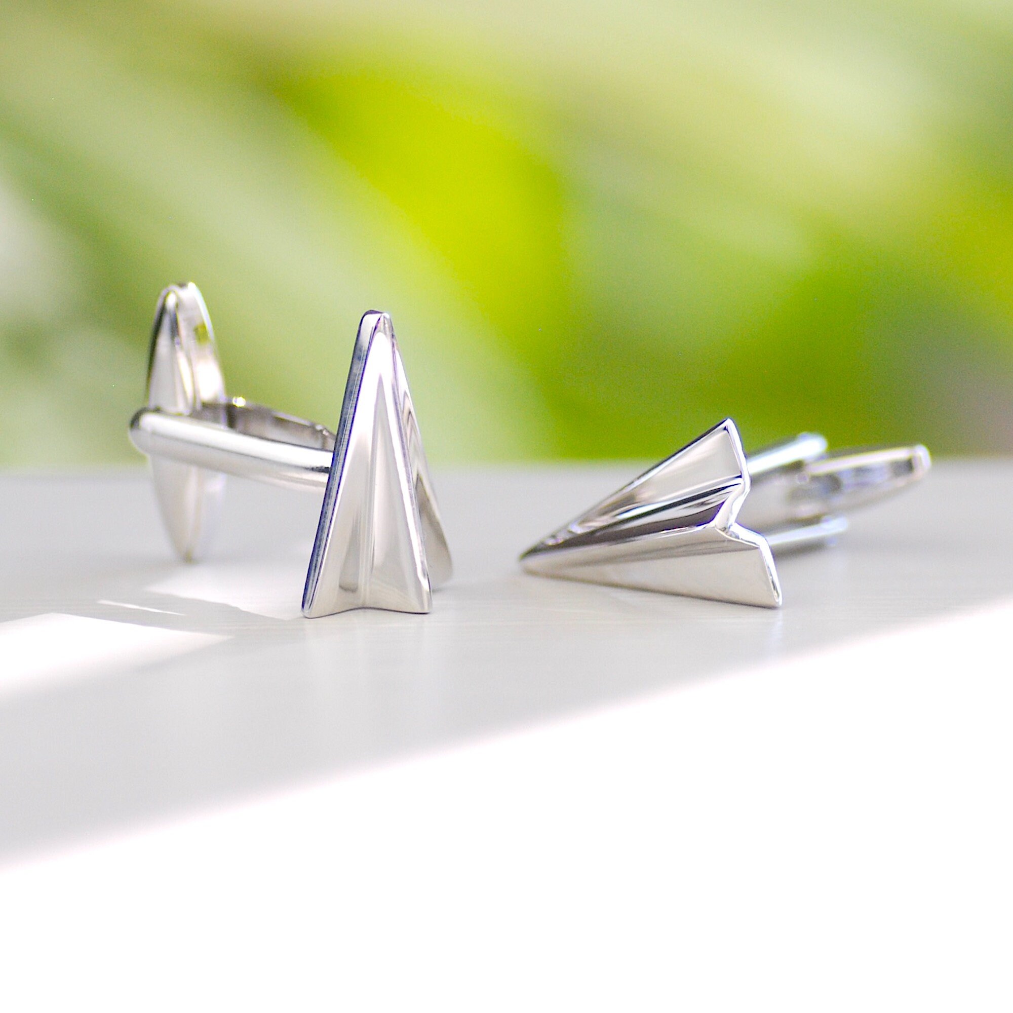 Personalised Boxed Paper Plane Cufflinks, First Anniversary Gift, Paper ...