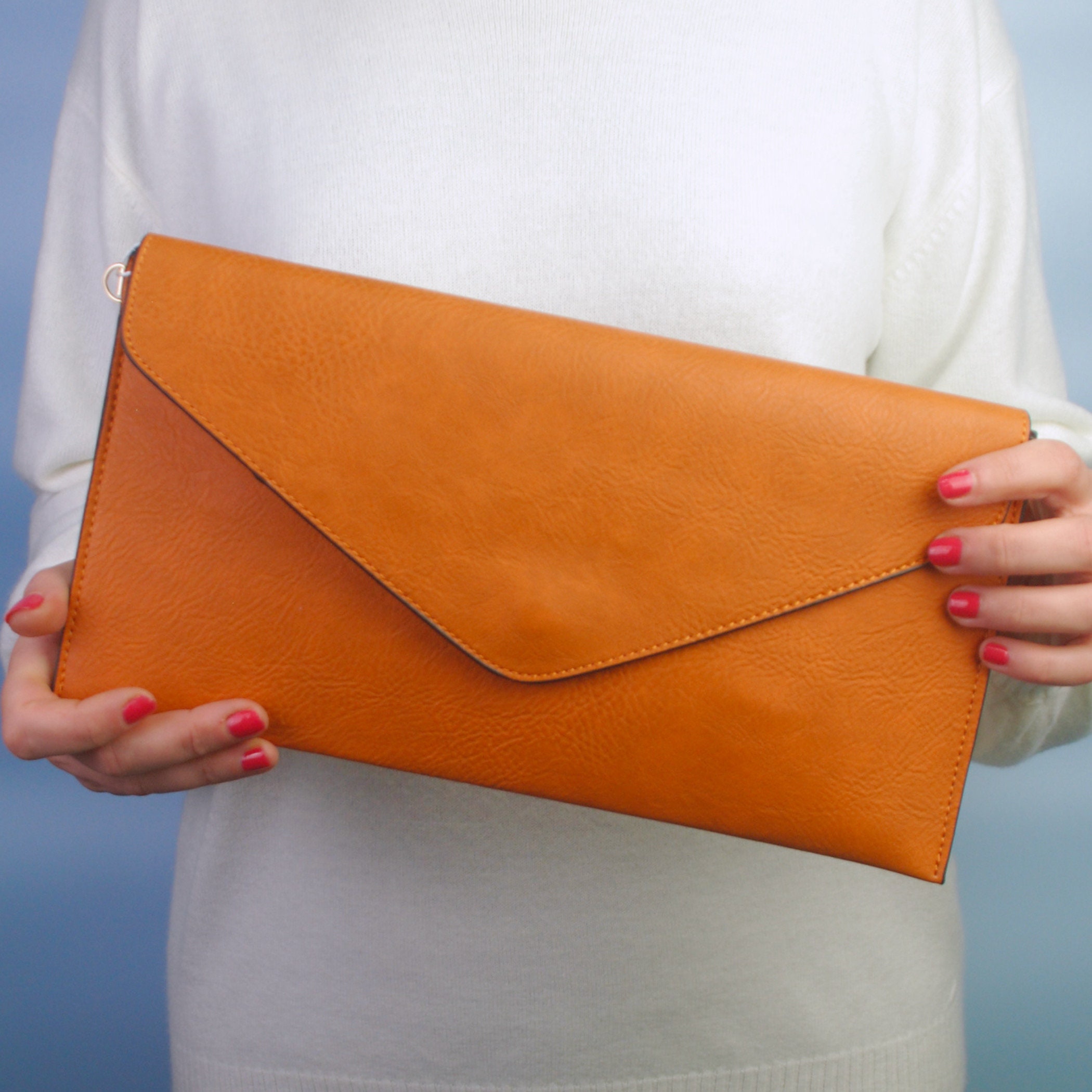 Monogram Clutch Bag Personalised Envelope Clutch Purse Pu - Etsy UK