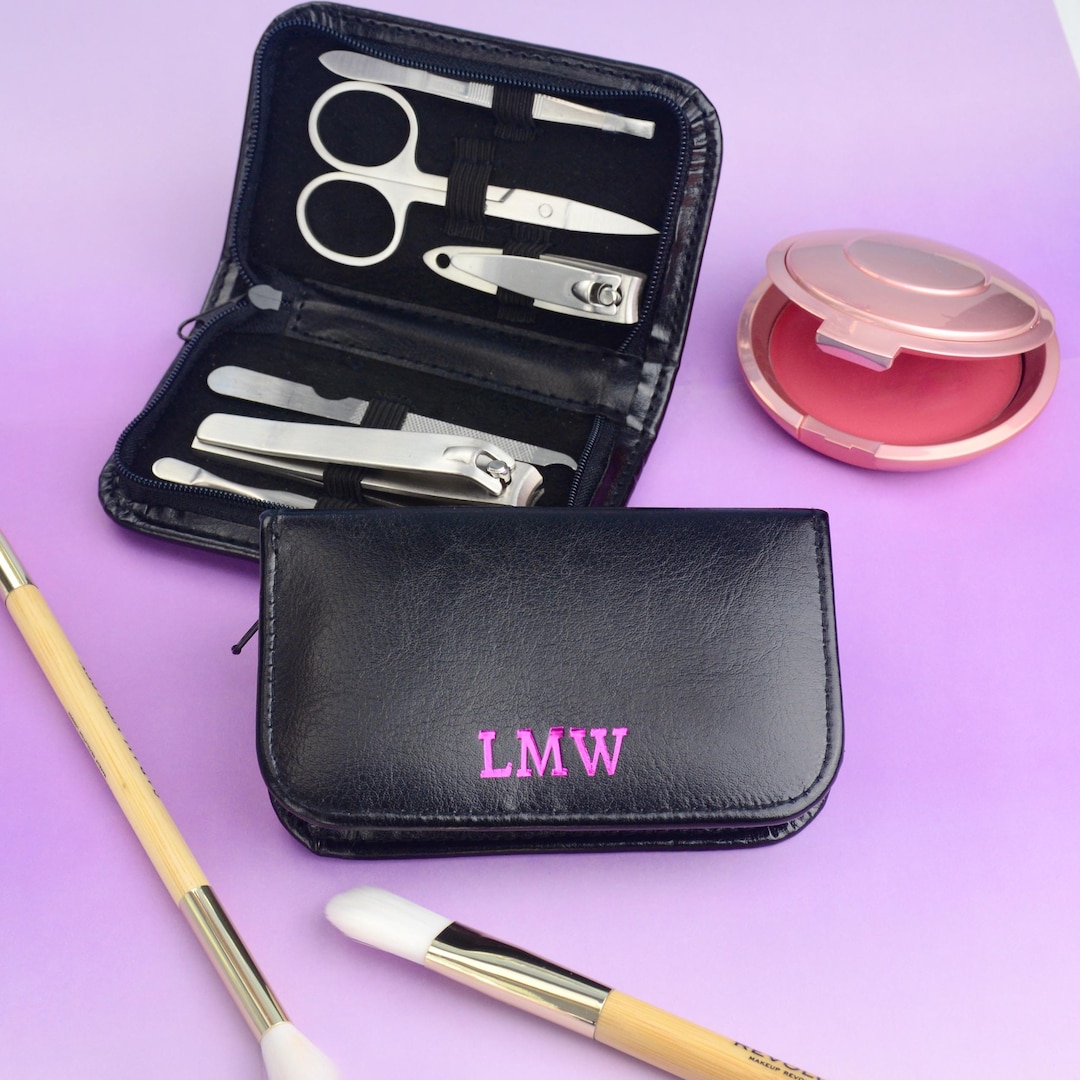 Personalised Manicure Kit, Custom Ladies Nail Care Set, Custom Girls ...