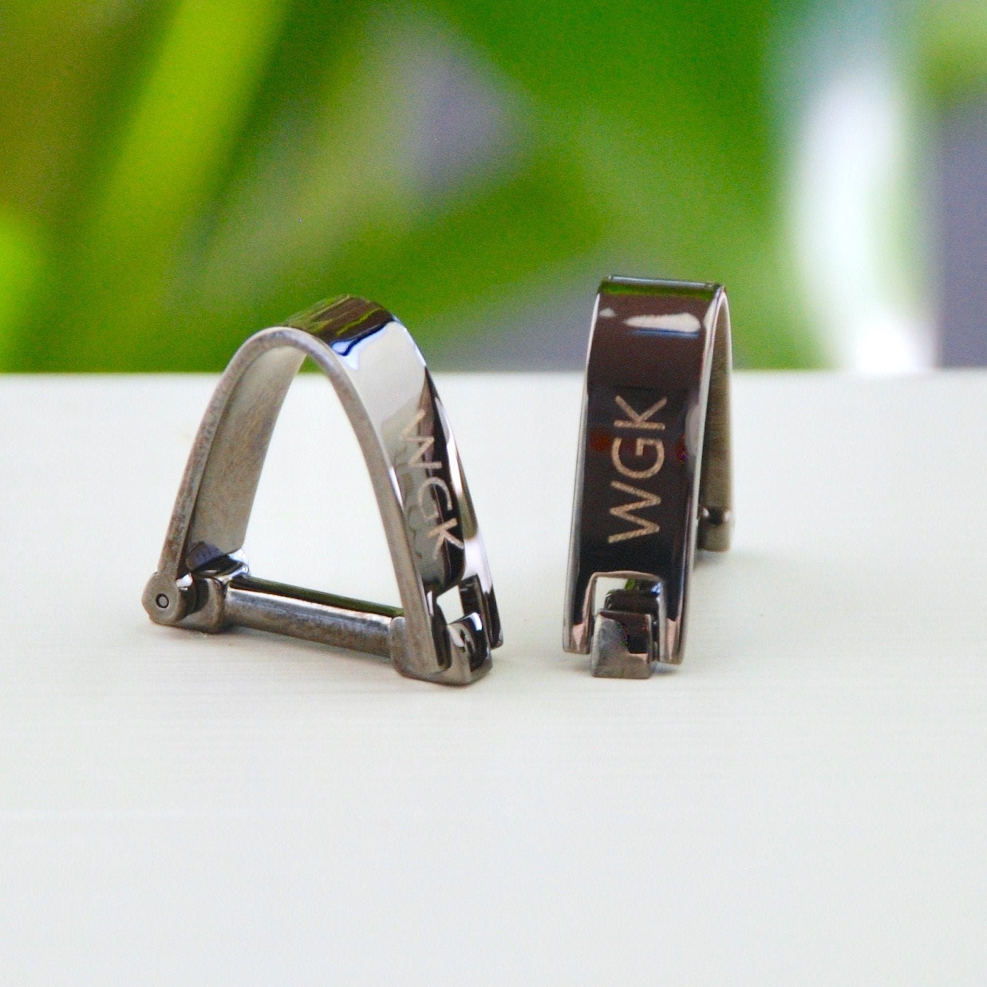 Personalised Gunmetal Wrap Cufflinks Engraved Wedding - Etsy UK
