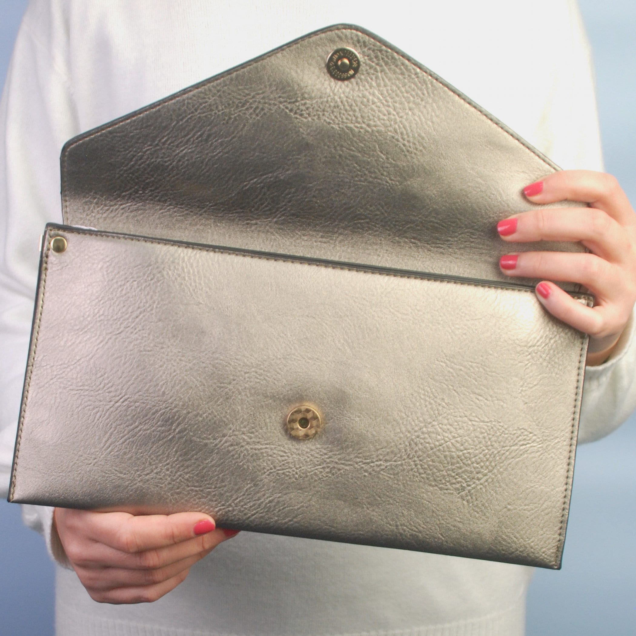 Monogram Clutch Bag Personalised Envelope Clutch Purse Pu - Etsy UK