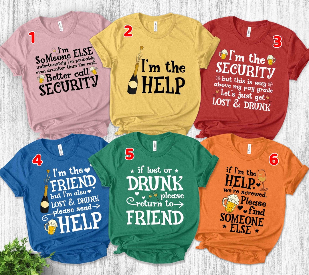 Drinking Tshirt, Funny Drunk Friends Shirts, Matching Group Shirt ...