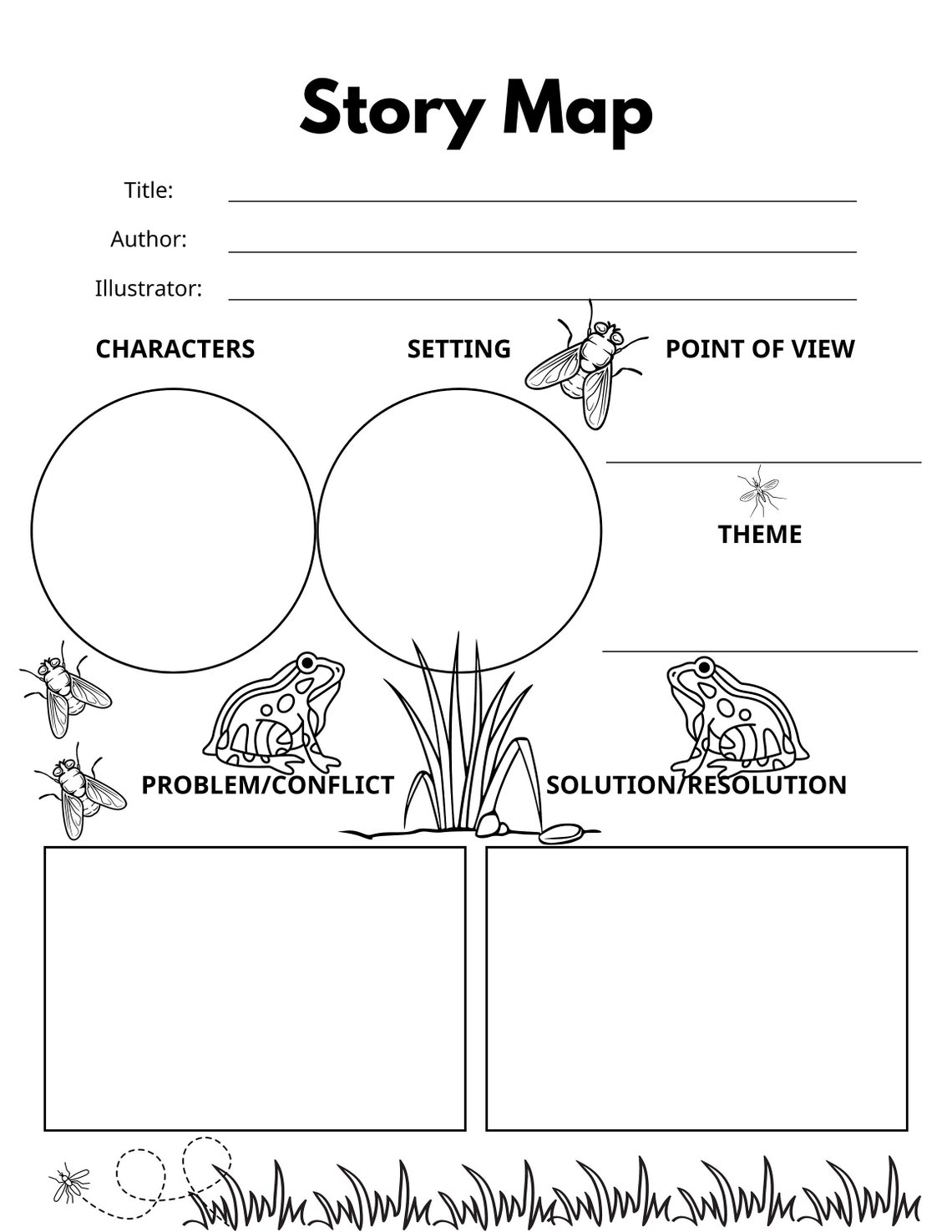 Story Map and Organizer Templates - Etsy