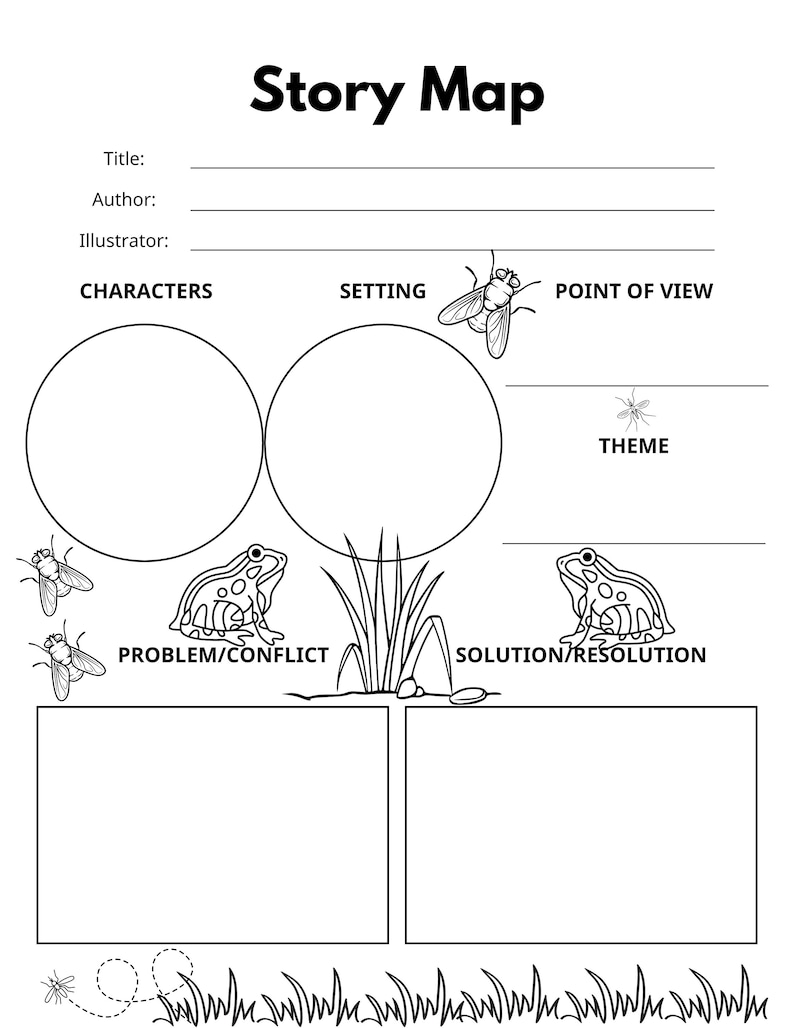 Story Map and Organizer Templates - Etsy