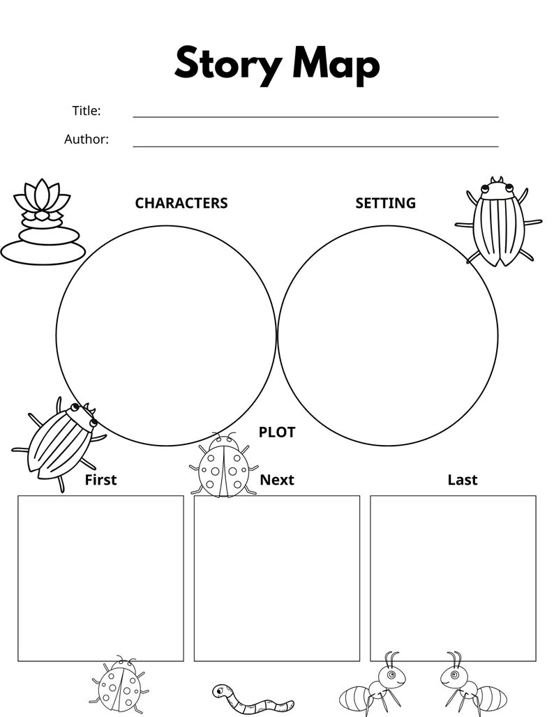 Story Map and Organizer Templates - Etsy