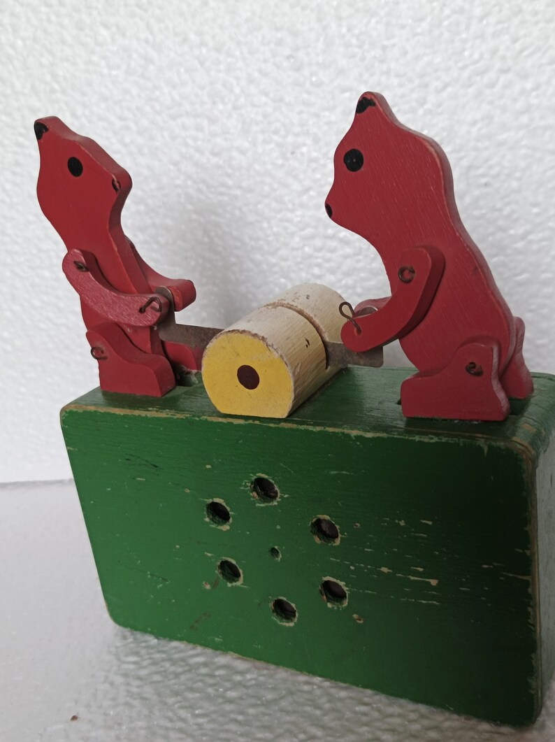Ancient Musical Hurdy-gurdy, Vintage Toy of the Ussr.eco-friendly Gift ...