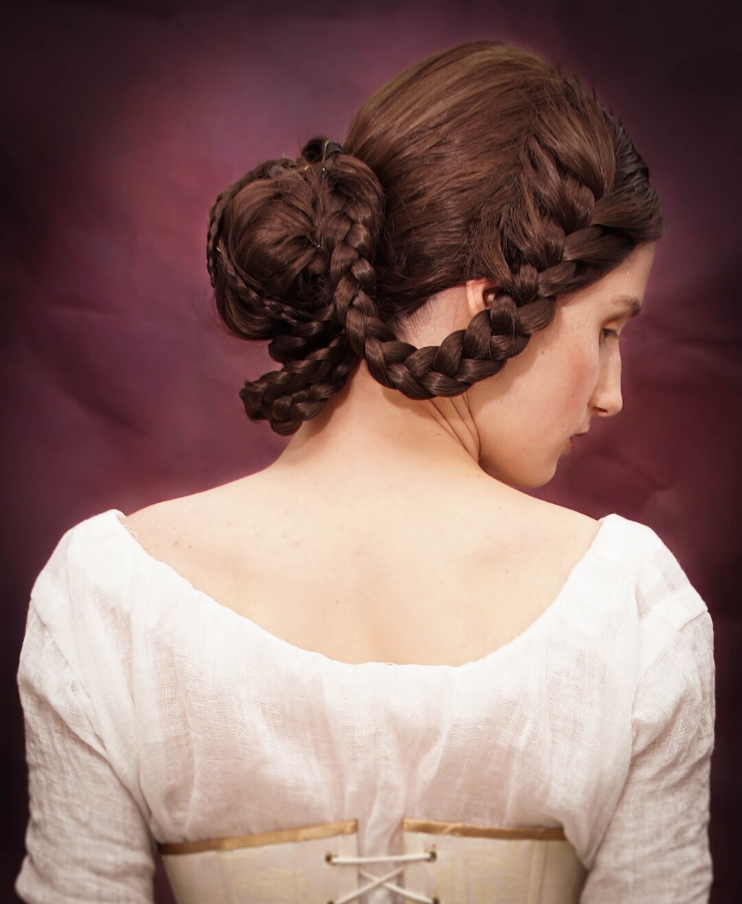 Historical Braided Wig ada 19th Century / 1850s - Etsy