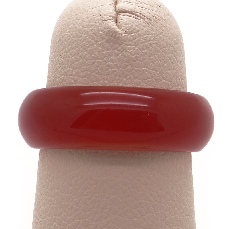 Red Jade Ring - Etsy