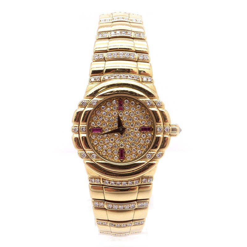 18k Gold Watch - Etsy